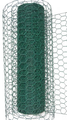 PVC Coated Chicken Wire Weaving Pattern and Sizes